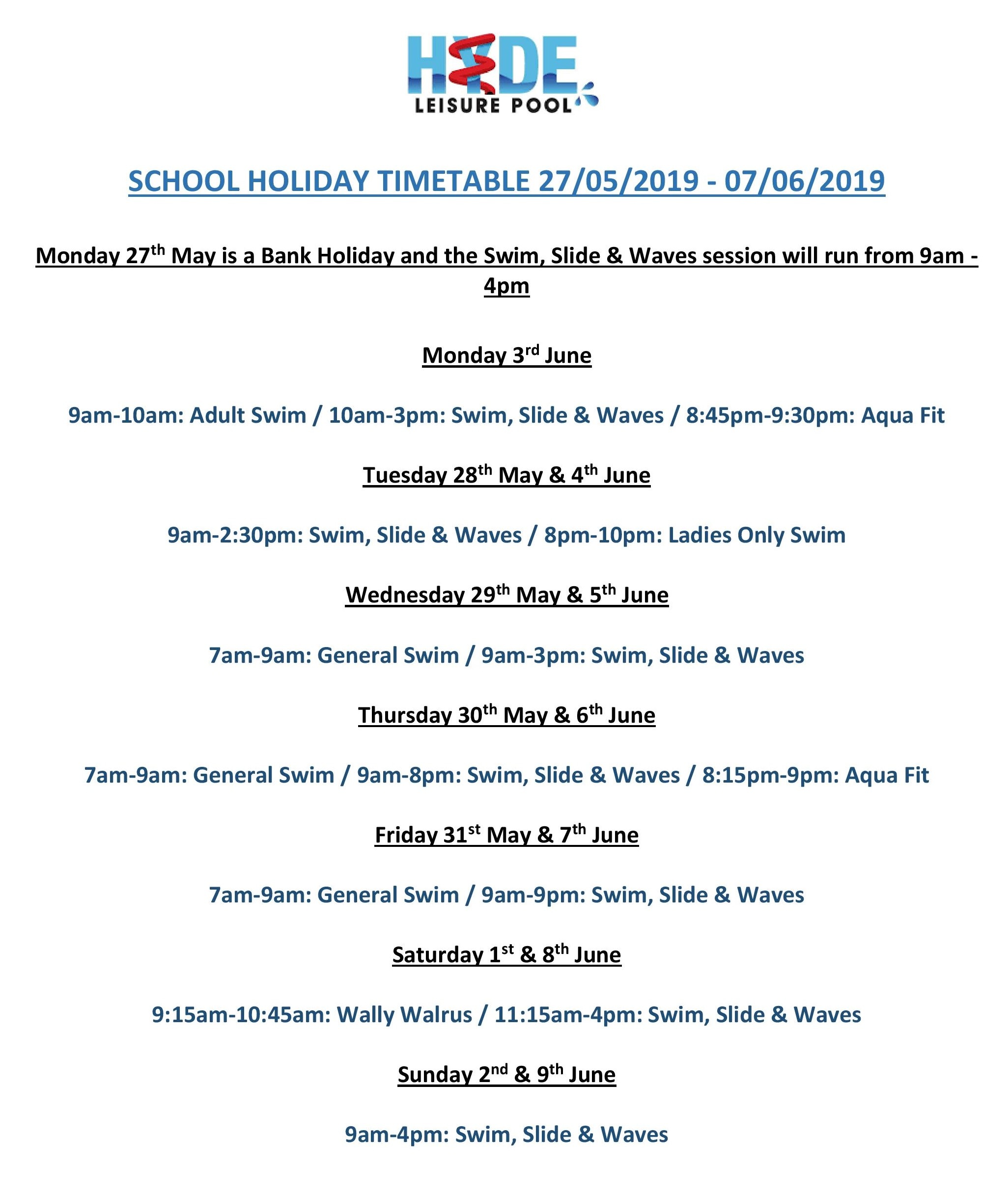 Hyde Leisure Pool - Active Tameside : Active Tameside