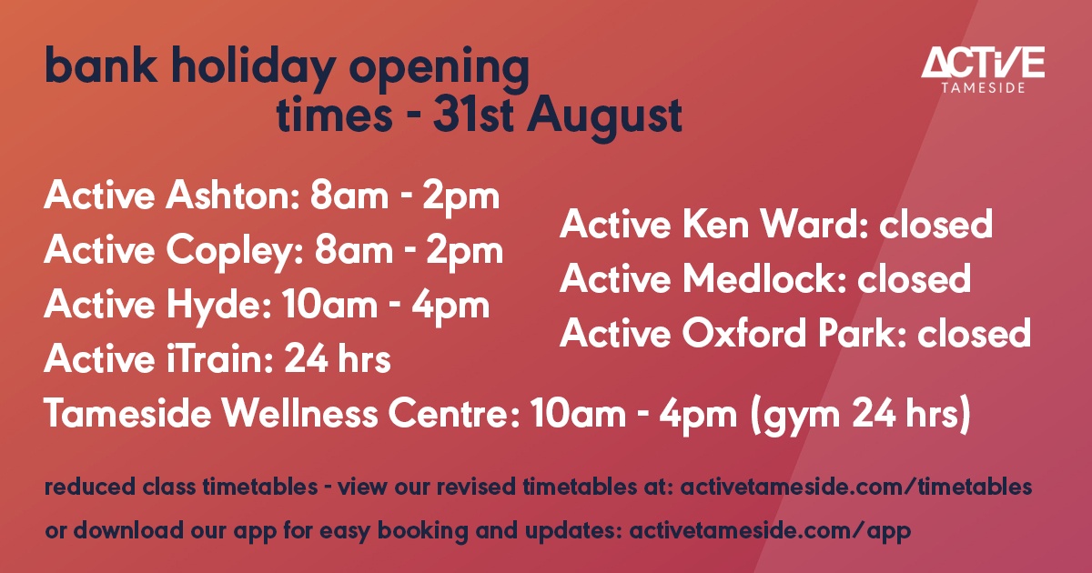 Active Tameside - Fitness in Tameside - Tameside Sports Trust : Active Tameside