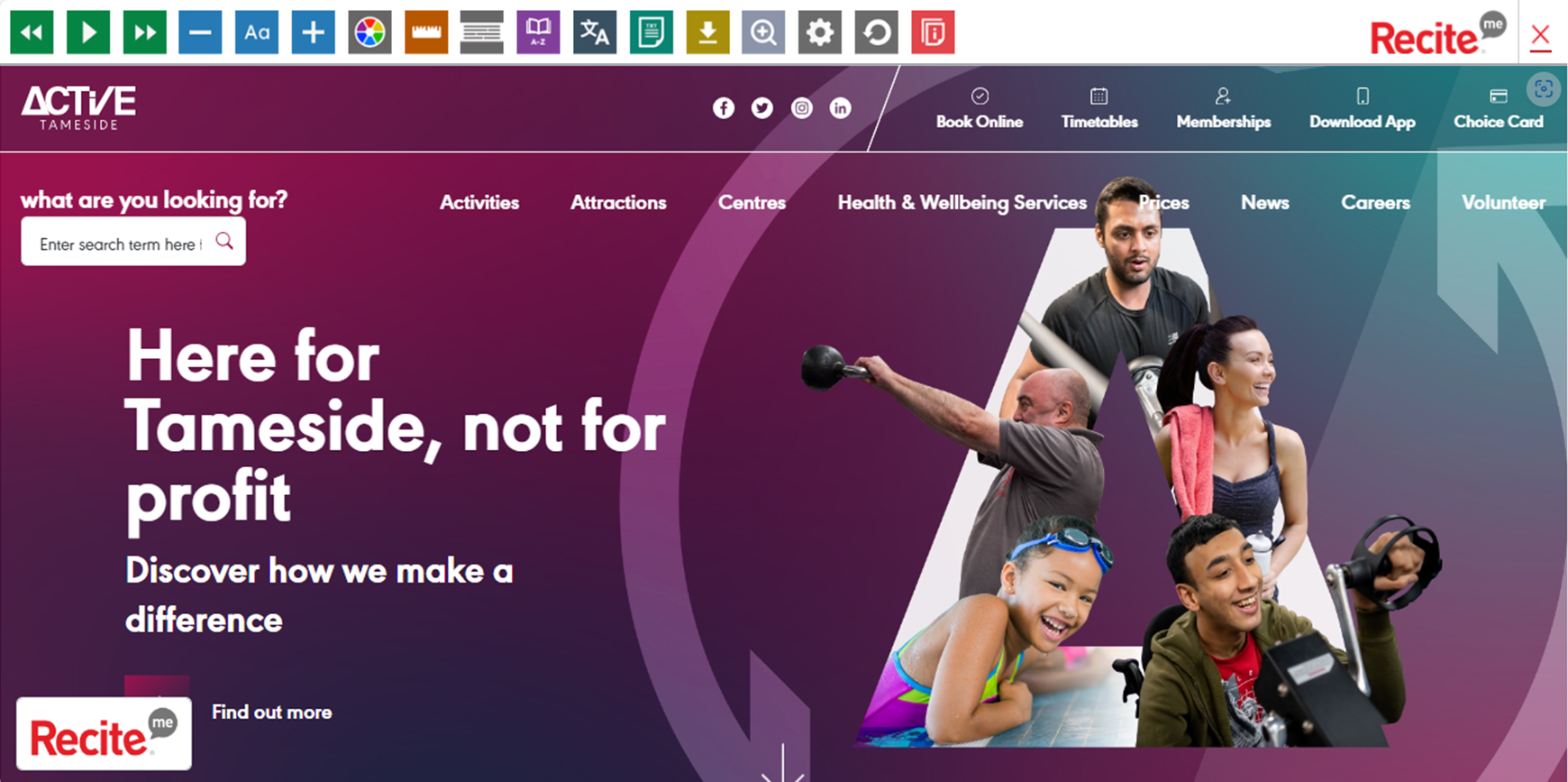 Active Tameside's Inclusive Online Experience | Active Tameside